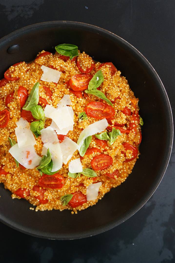 Tomato Quinoa Risotto: recipe for a simple weekday dinner