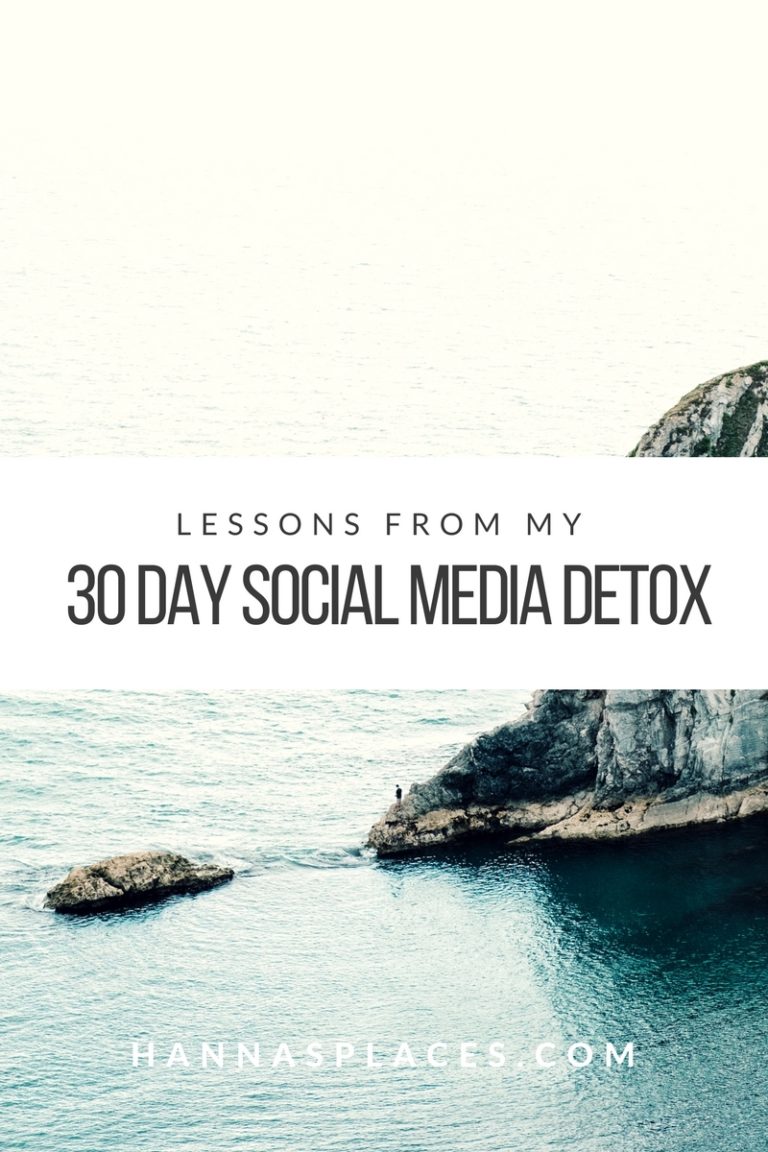 30 day social media detox - my lessons and tips for you