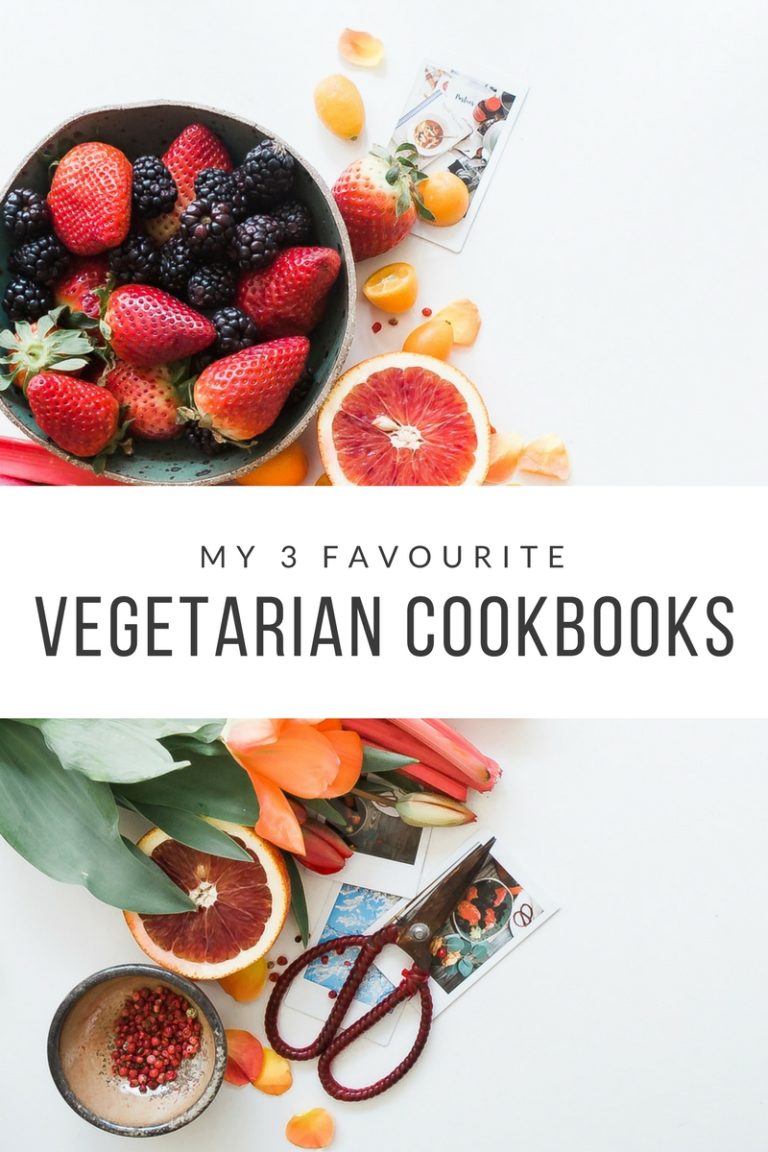My three favourite vegetarian cookbooks
